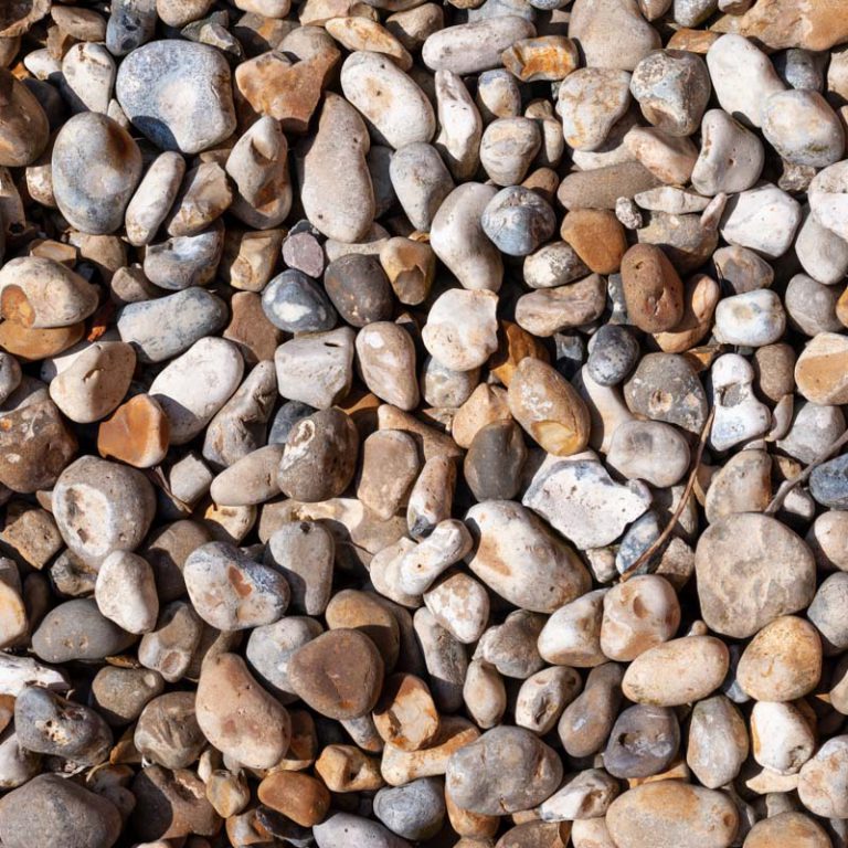Oyster Pearl Pebbles 40mm - Offerton Sand and Gravel