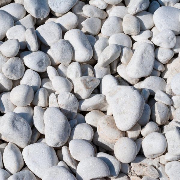 White Cobble 40-90mm - Offerton Sand and Gravel